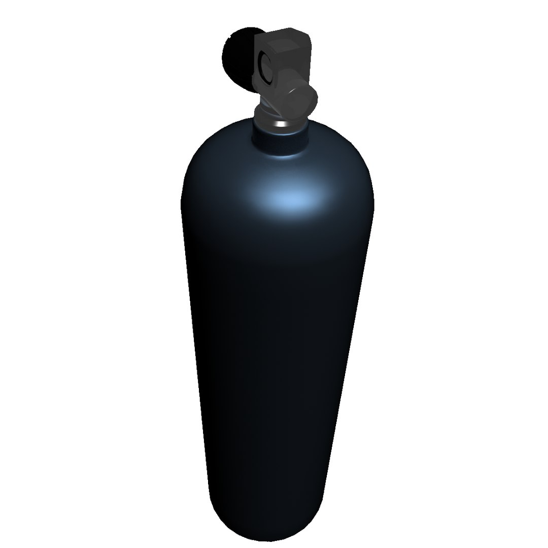 3d Scuba Tank Model