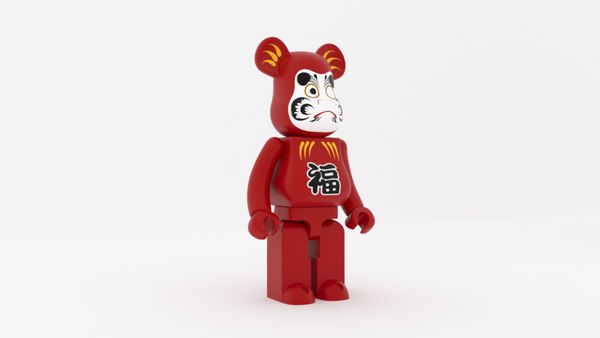 modelo 3d Modelo Kaws Chino Rojo - TurboSquid 1861277