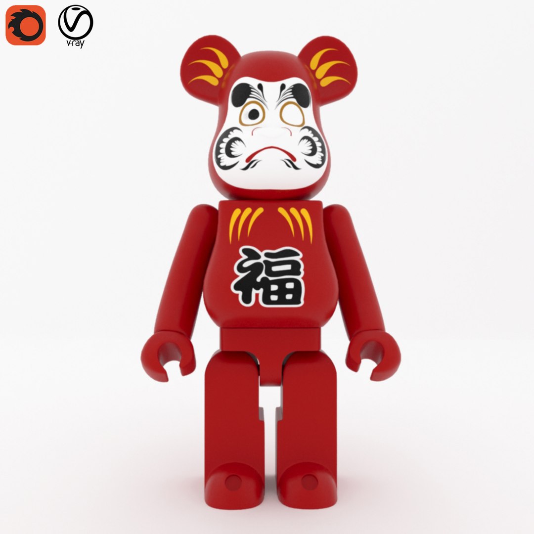 3D Chinese Kaws Model Red - TurboSquid 1861277