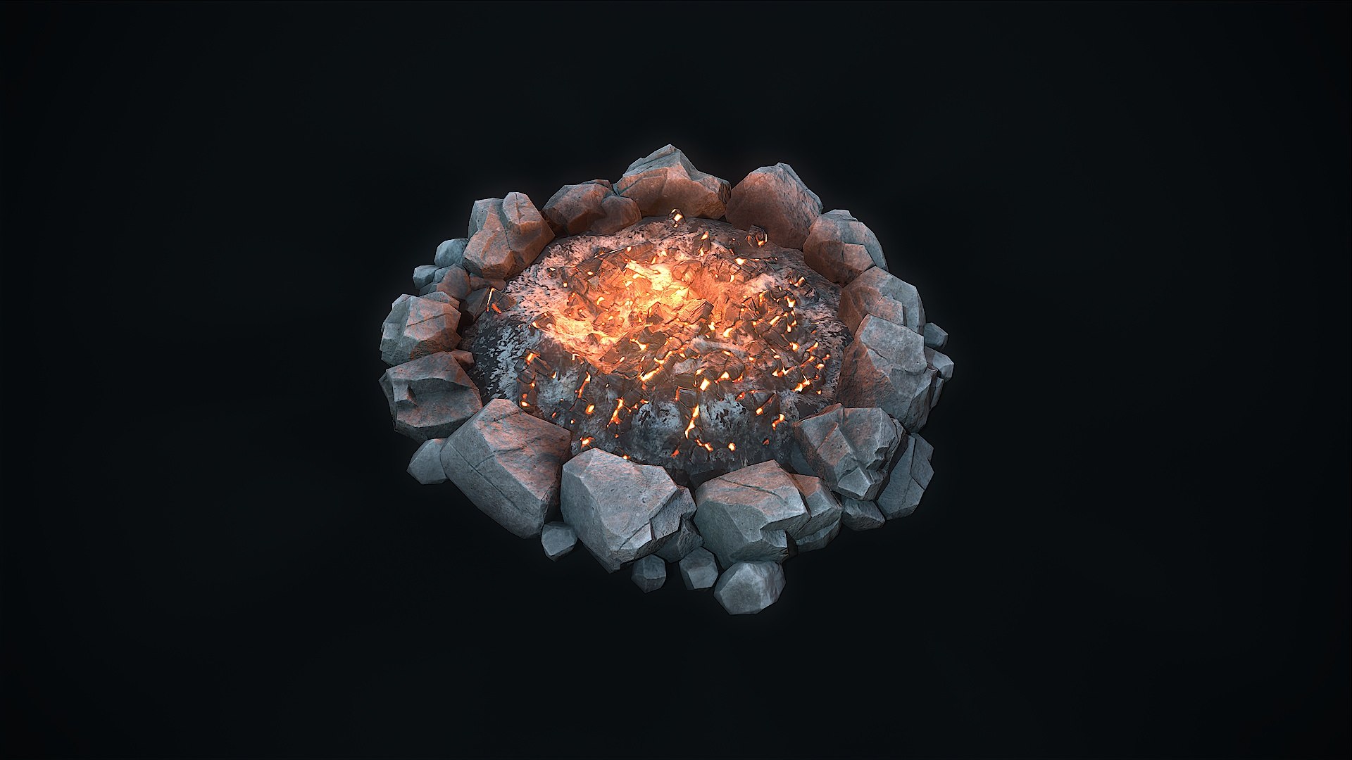 3D Camping Bonfire - TurboSquid 2126144