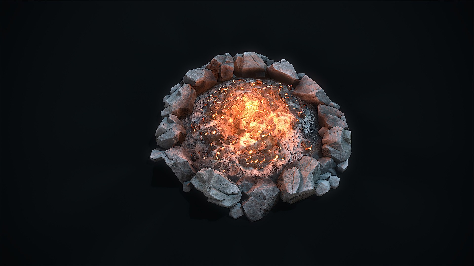 3D Camping Bonfire - TurboSquid 2126144