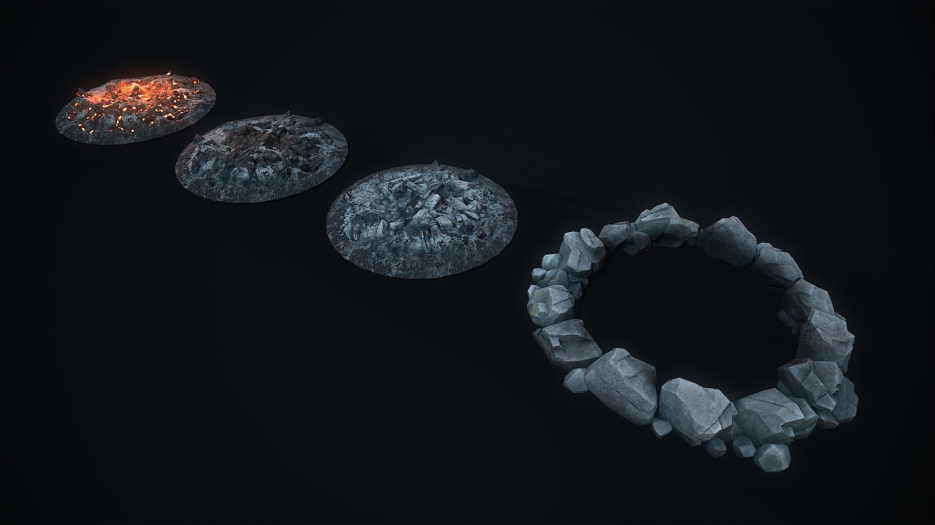 3D Camping Bonfire - TurboSquid 2126144