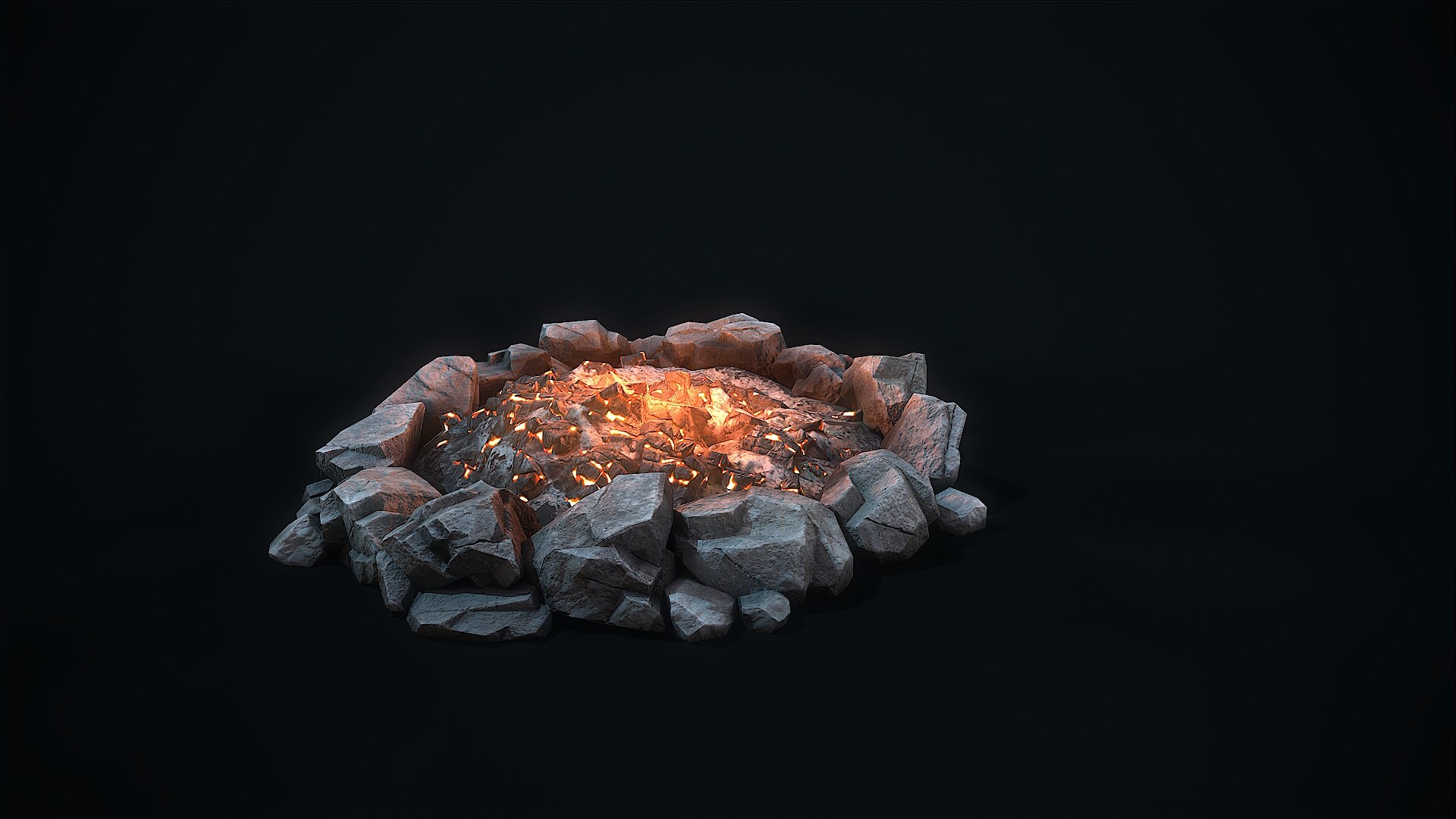 3D Camping Bonfire - TurboSquid 2126144
