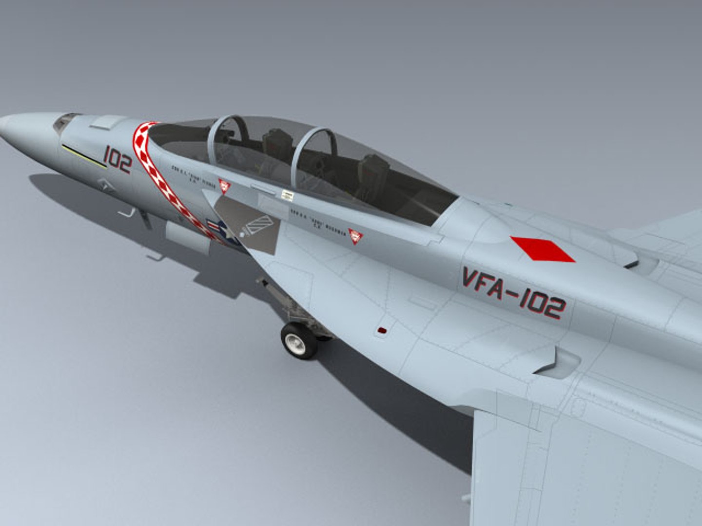 Super Hornet Vfa-102 3ds