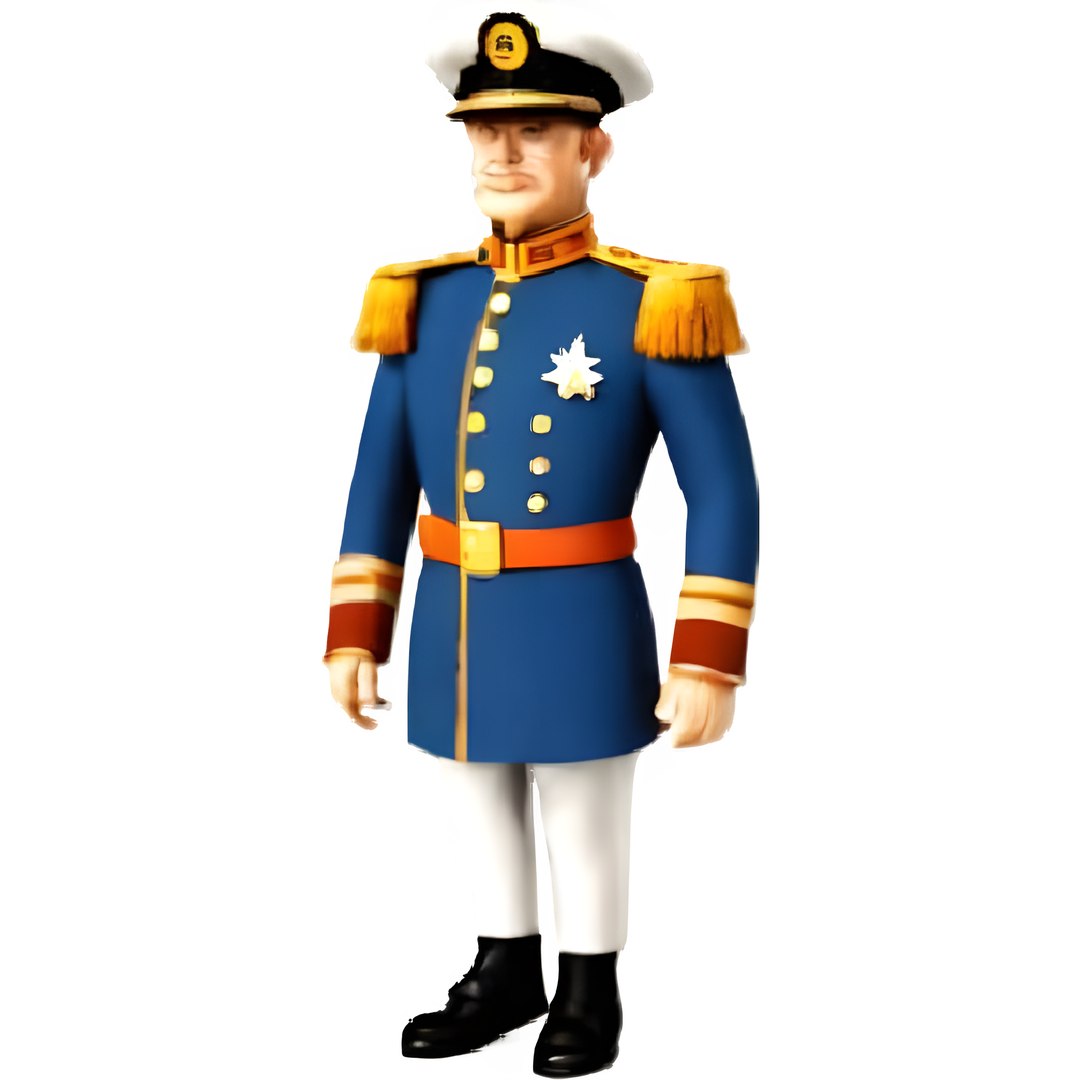 Naval Officer Figurine Collection Model - TurboSquid 2294820