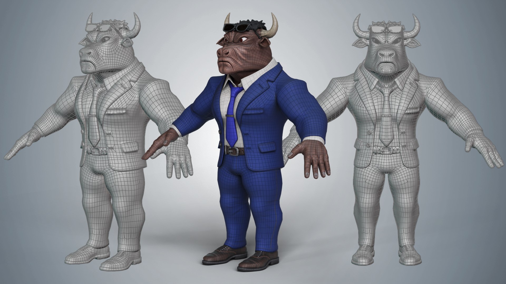 3D Geronimo Bull Model - TurboSquid 2370853