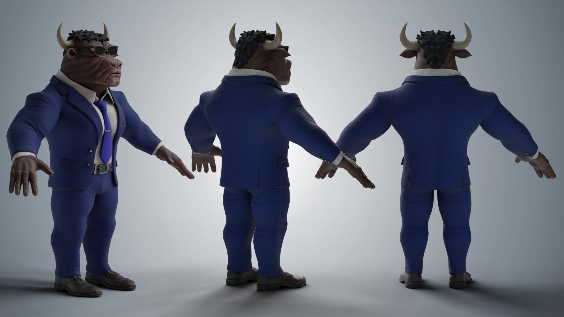 3D Geronimo Bull Model - TurboSquid 2370853