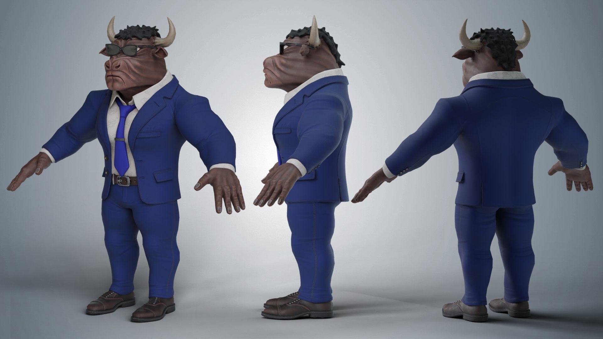 3D Geronimo Bull Model - TurboSquid 2370853