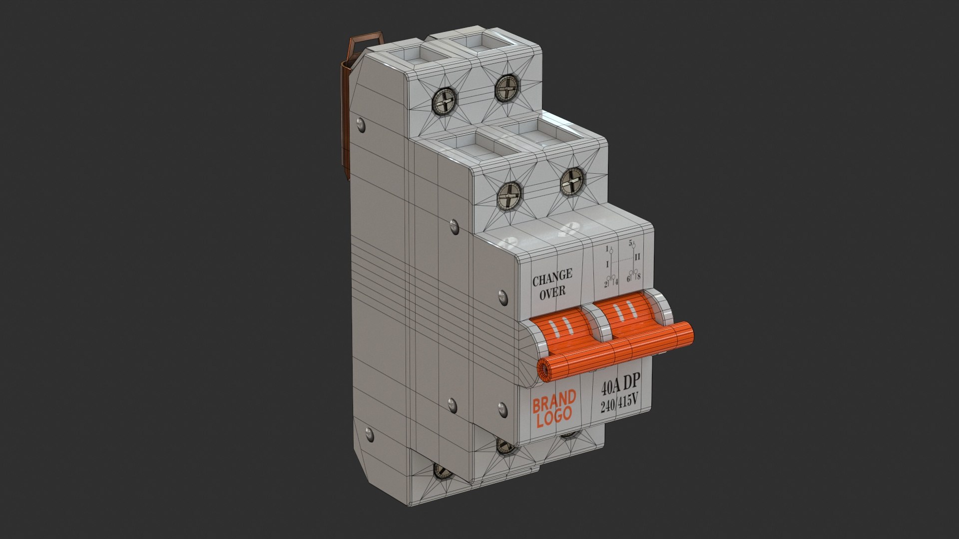 Residual Current Device - Changeover Switch 3D Model - TurboSquid 2001812