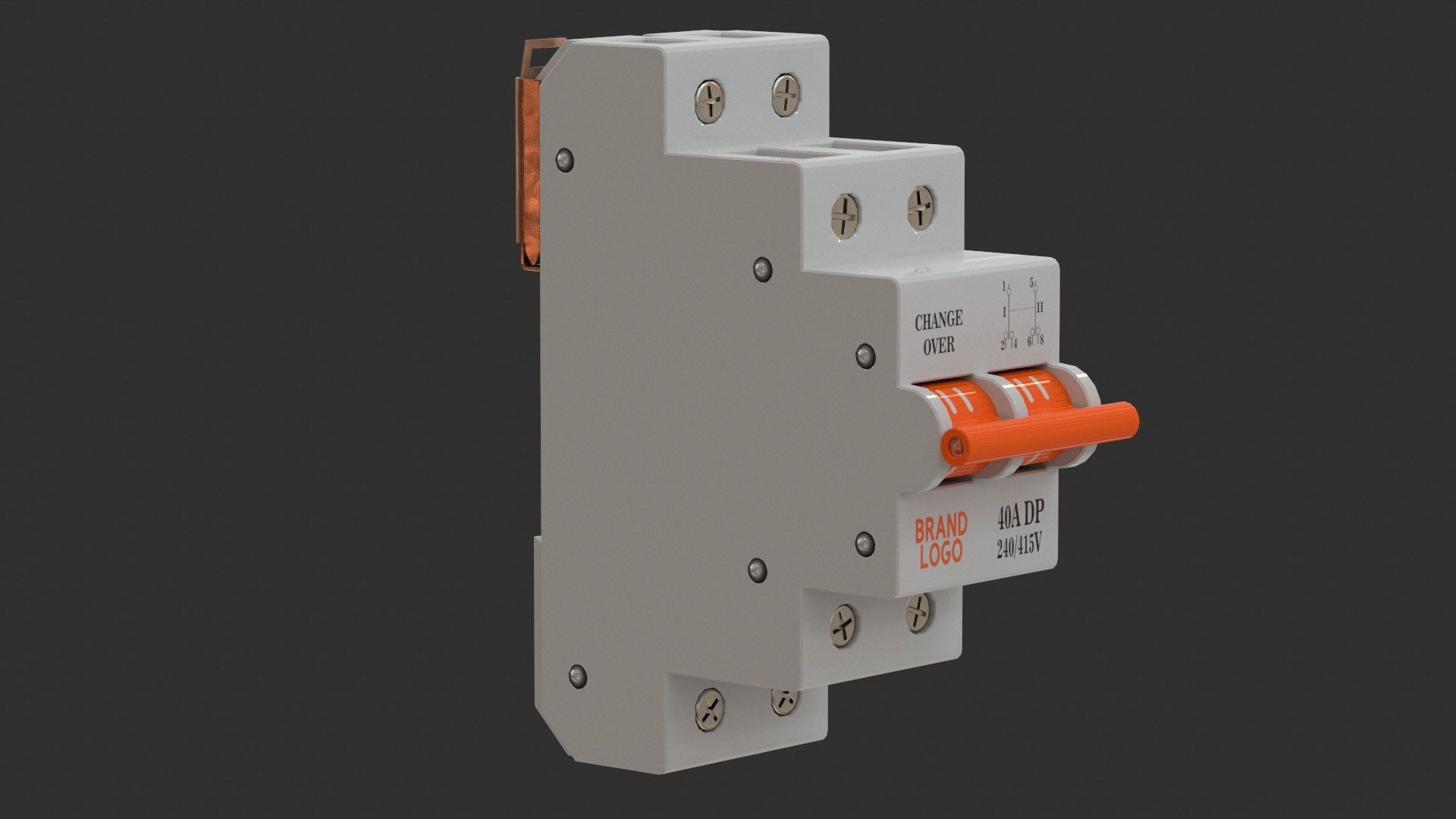 Residual Current Device - Changeover Switch 3D Model - TurboSquid 2001812