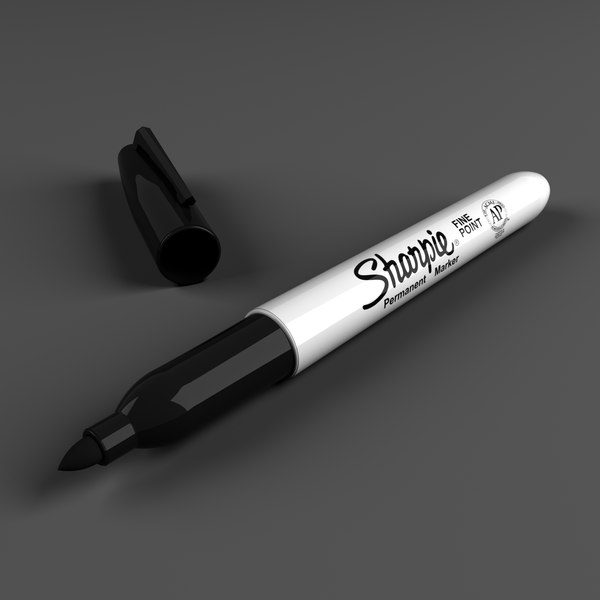 modelo 3d Sharpie - TurboSquid 734681