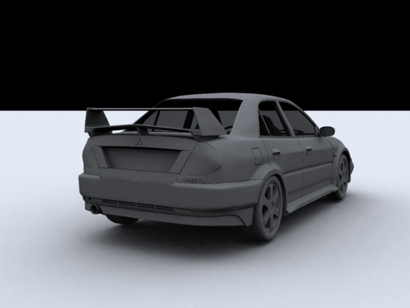 Lancer Evolution 3d Model