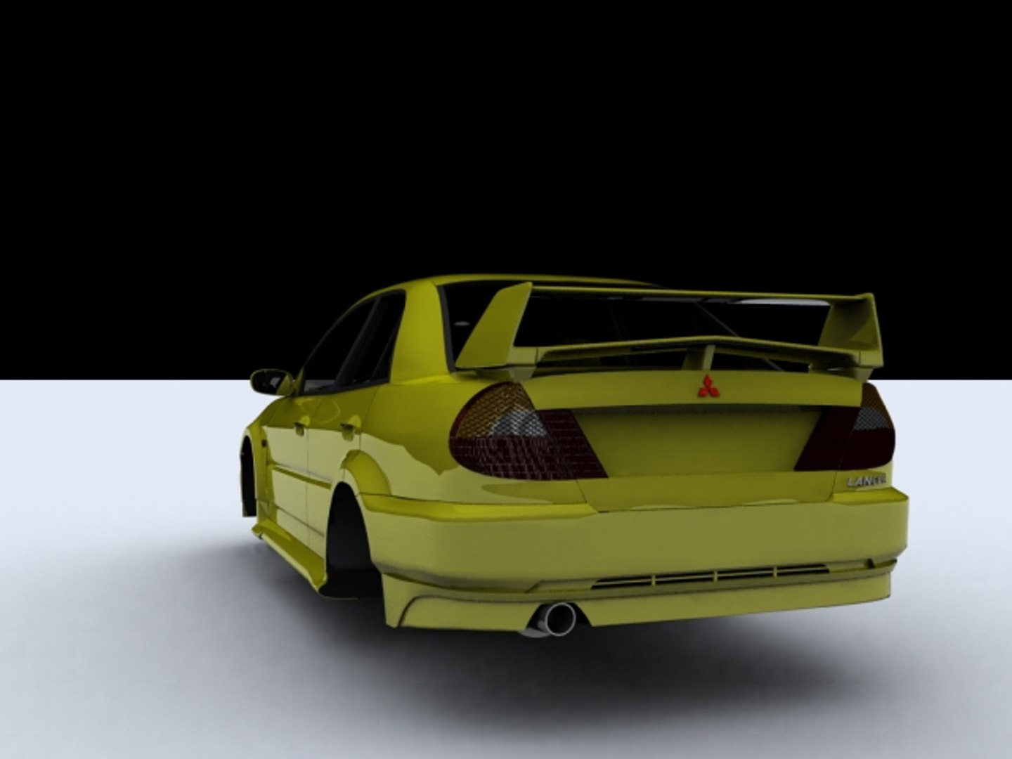 Lancer Evolution 3d Model