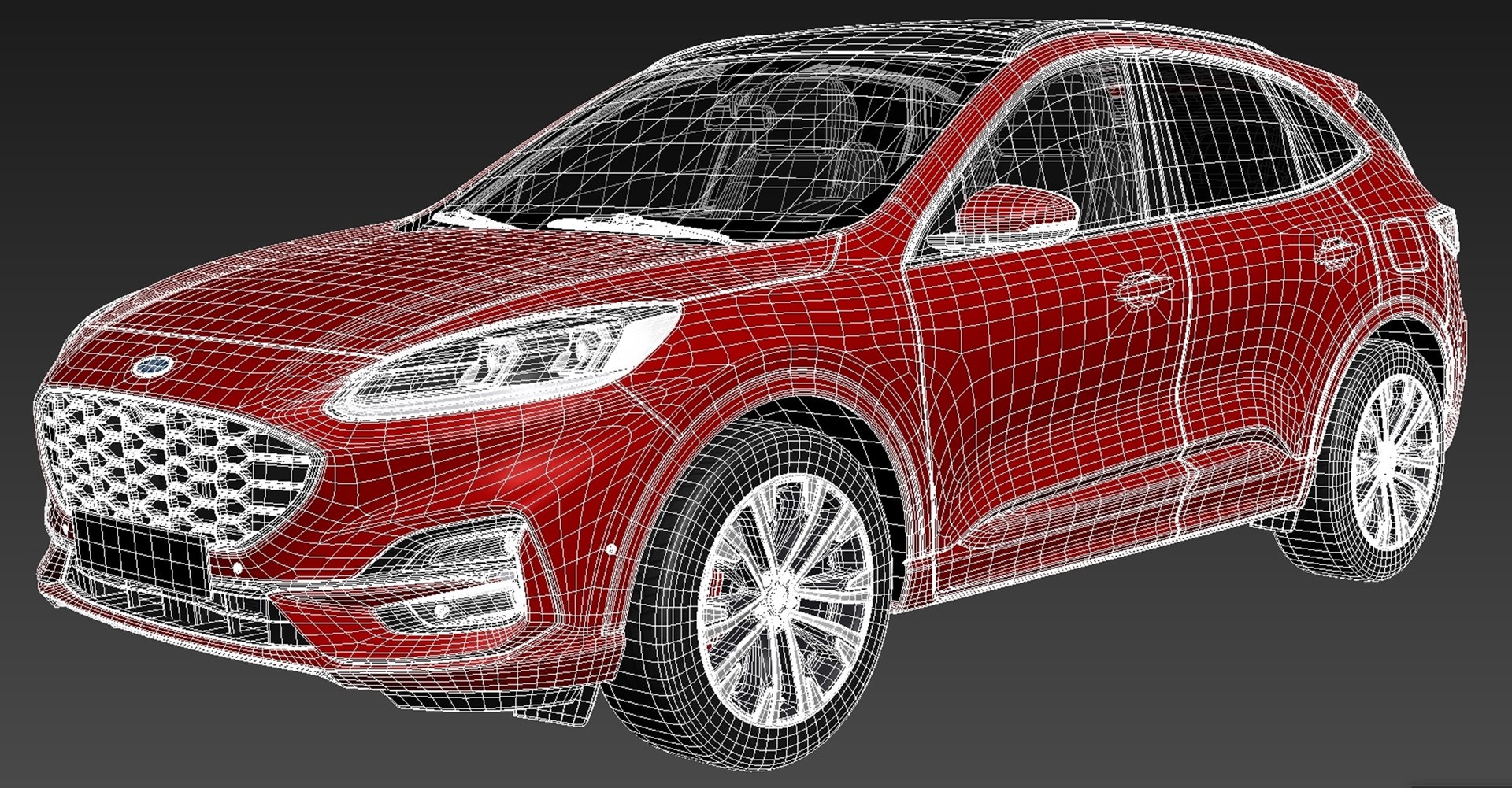 3D Model Ford Kuga ST 2020 - TurboSquid 2224159