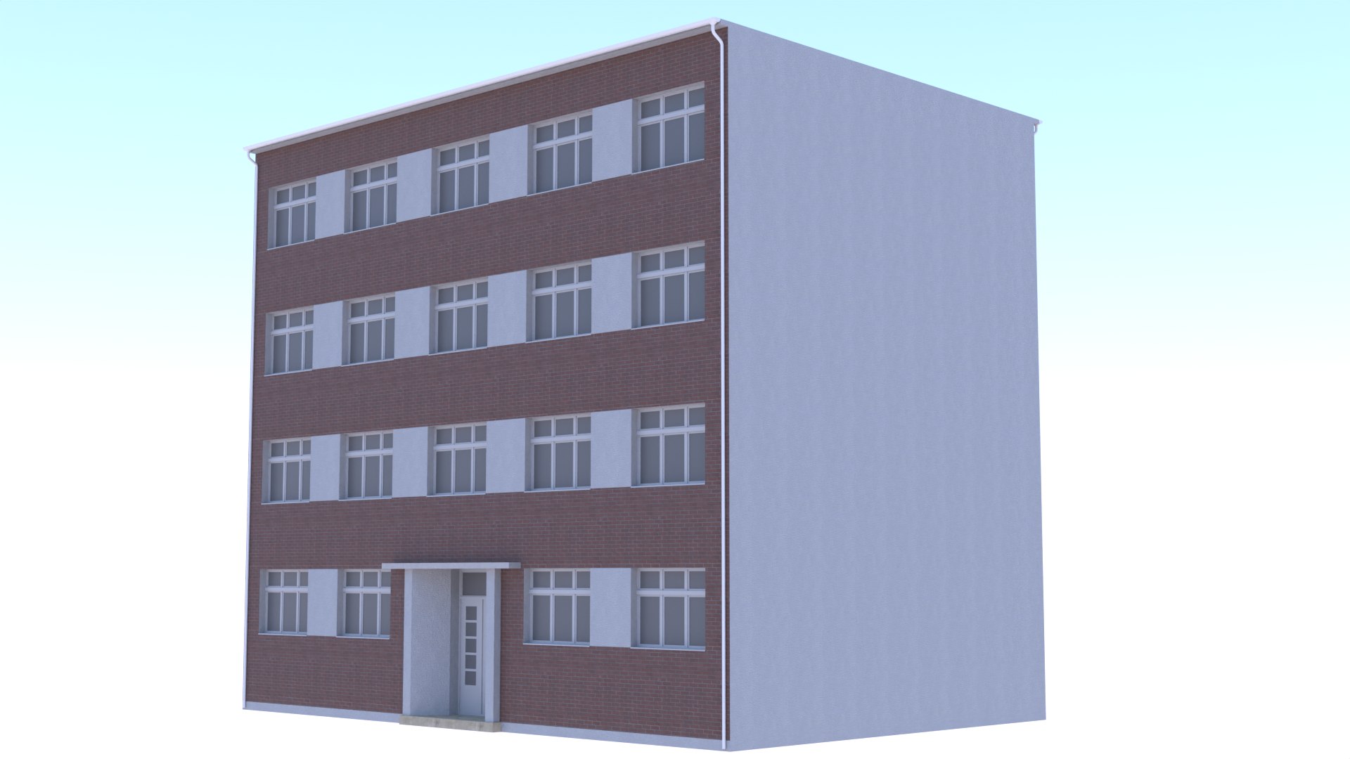 3D Apartment Building Model - TurboSquid 2245786