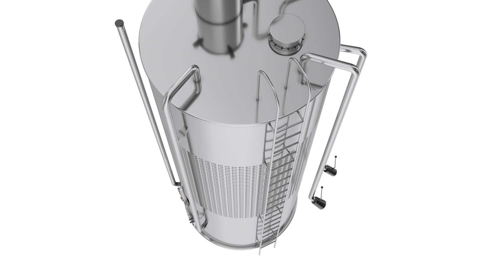 3D Model Stainless Steel Wine Fermentation Tank - TurboSquid 2207841