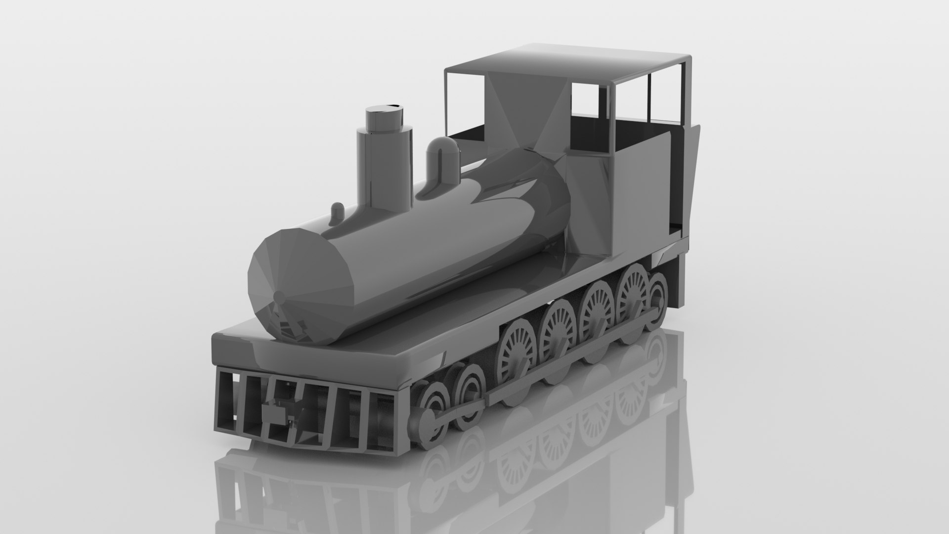 3D Steam Locomotive - TurboSquid 1958127