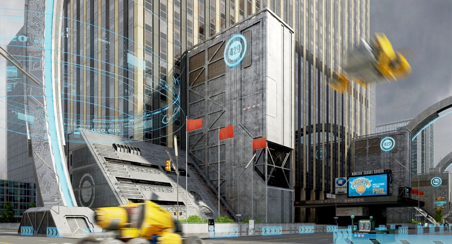 3D Sci Fi City Metropolis - TurboSquid 1173835