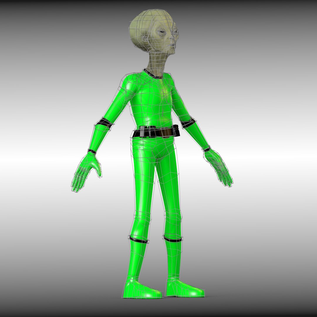 Blender Alien 3d Model
