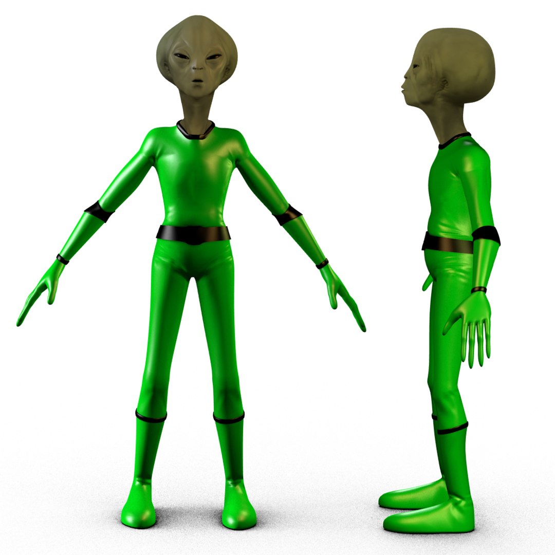 Blender Alien 3d Model