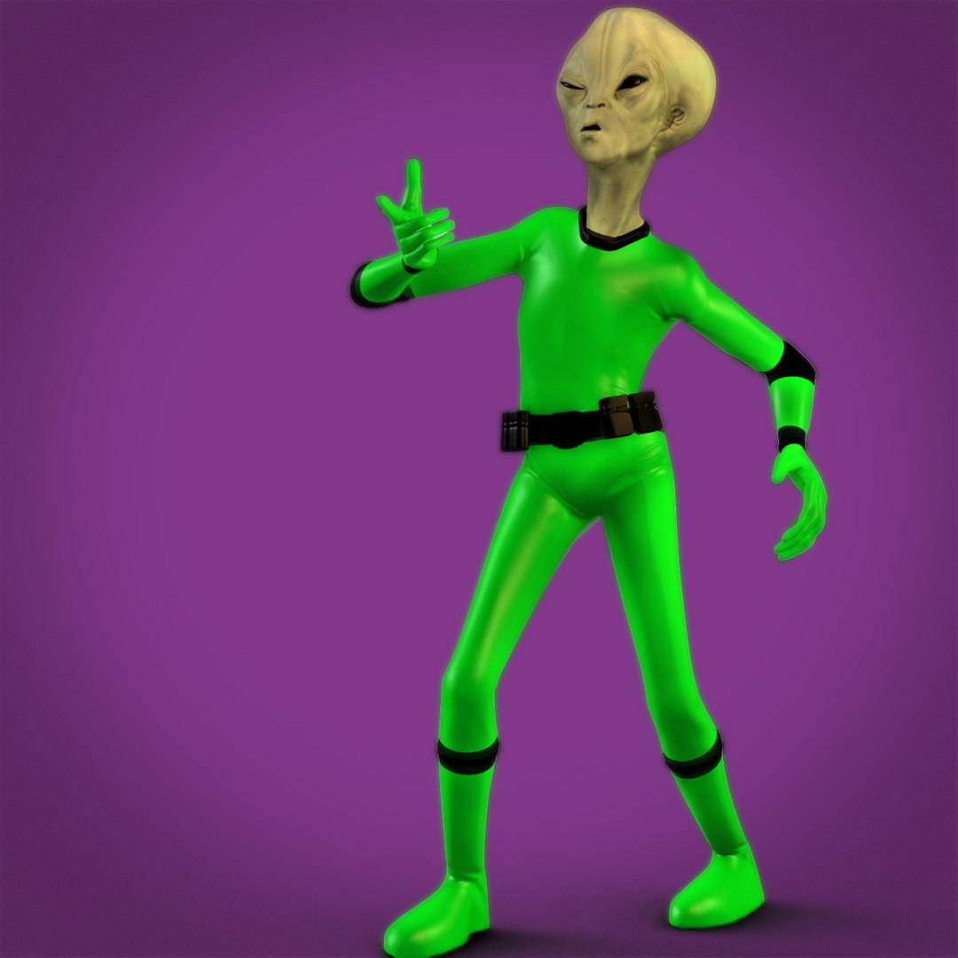 Blender Alien 3d Model