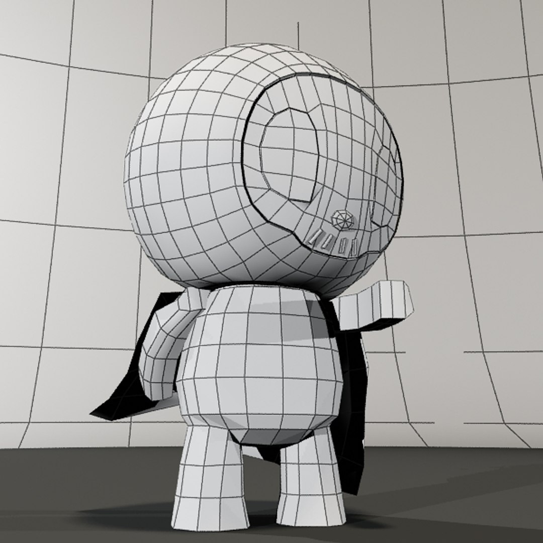 Vinyl Toy Adios 3d Max