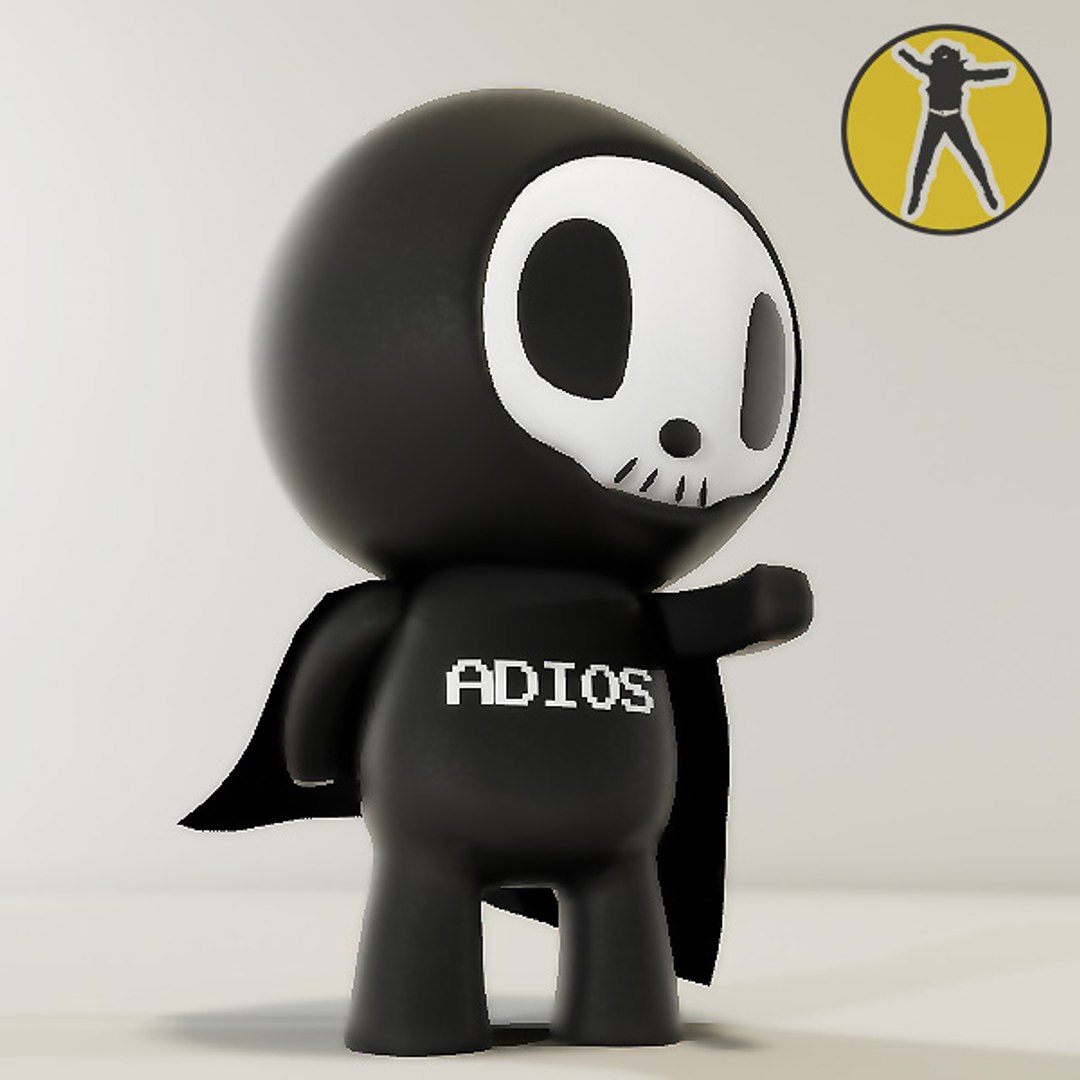 Vinyl Toy Adios 3d Max