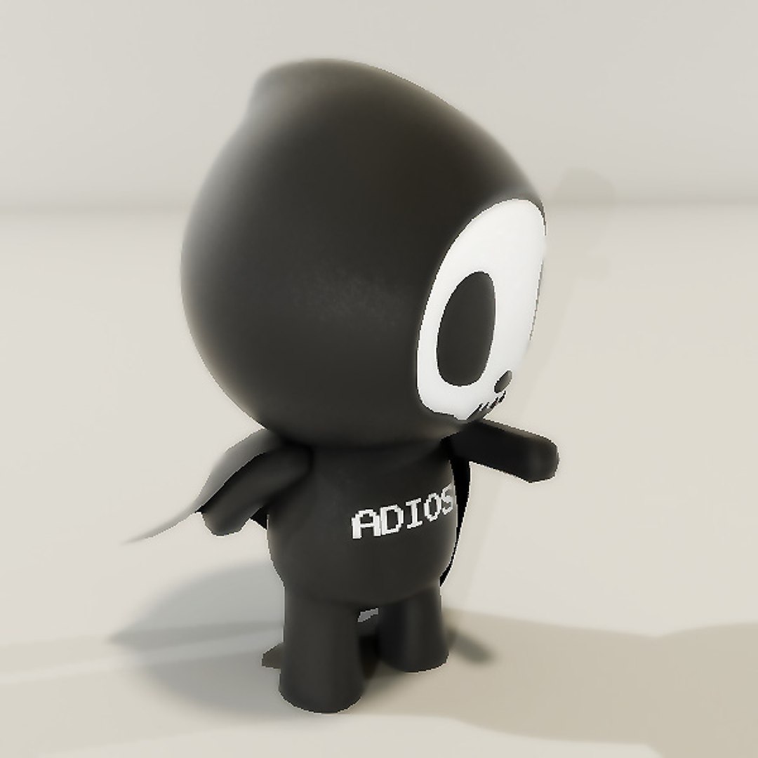 Vinyl Toy Adios 3d Max
