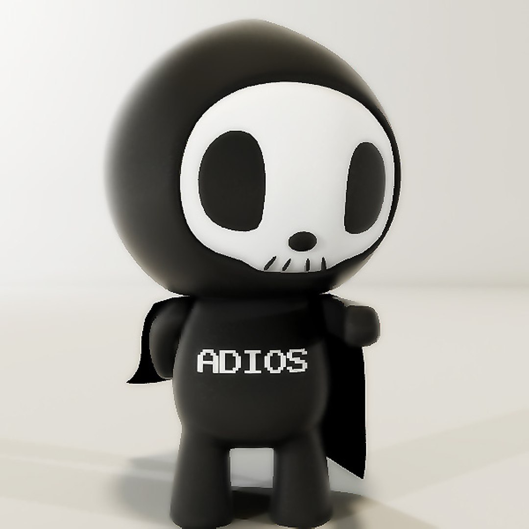 Vinyl Toy Adios 3d Max