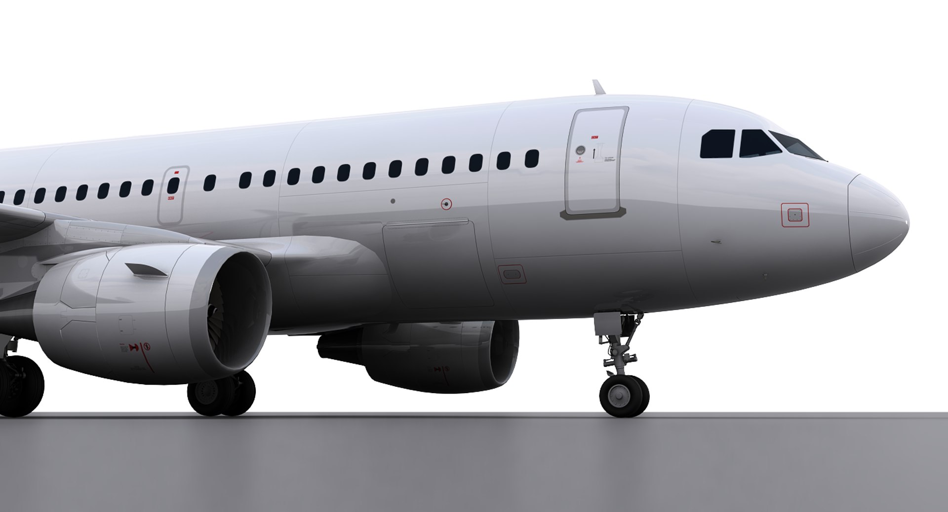 3d Model Of A319 Generic