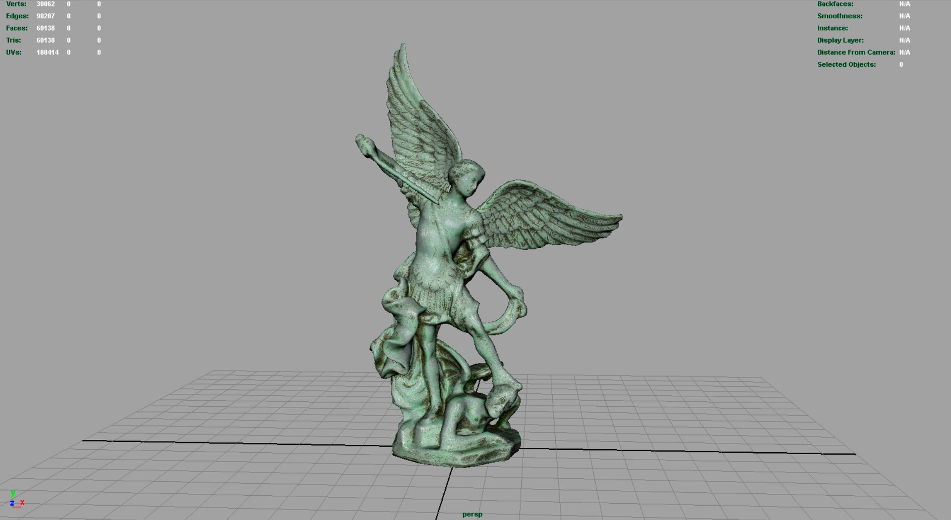 Saint Michael Archangel 3D Model - TurboSquid 1395523