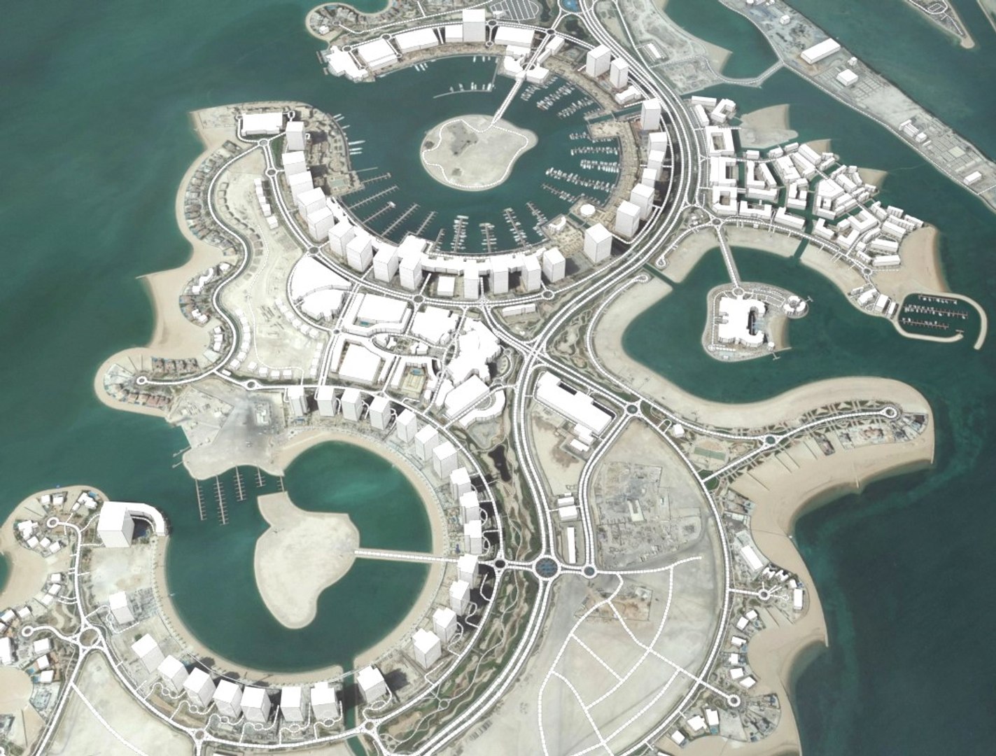 Pearl Qatar Doha 3D Model - TurboSquid 1643947