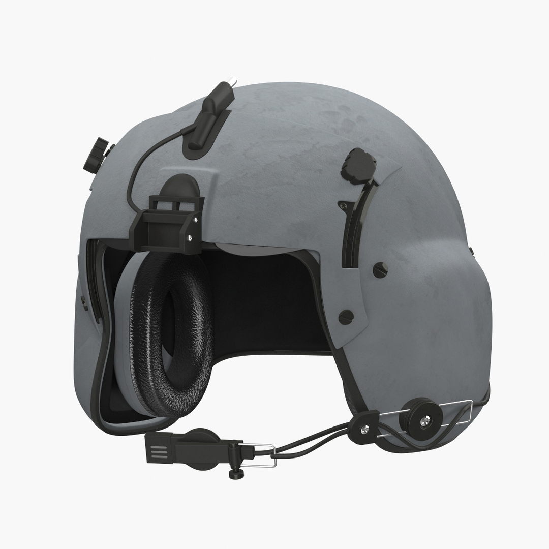 Military Pilot Helmets 3D Model - TurboSquid 1177302