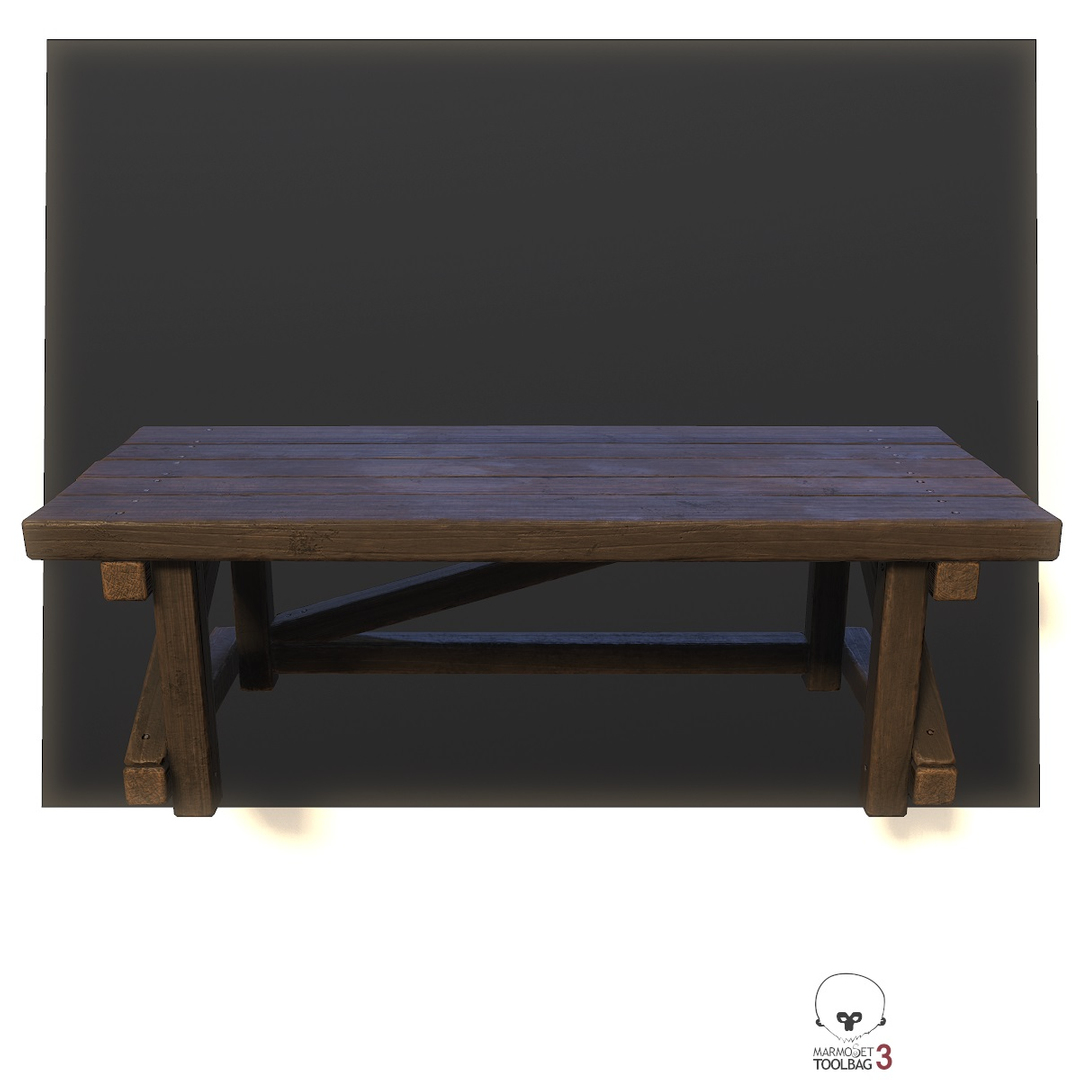 3D Table Old Model - TurboSquid 1242625