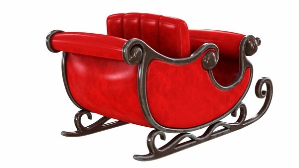 Santa Sleigh Collection model - TurboSquid 2001627