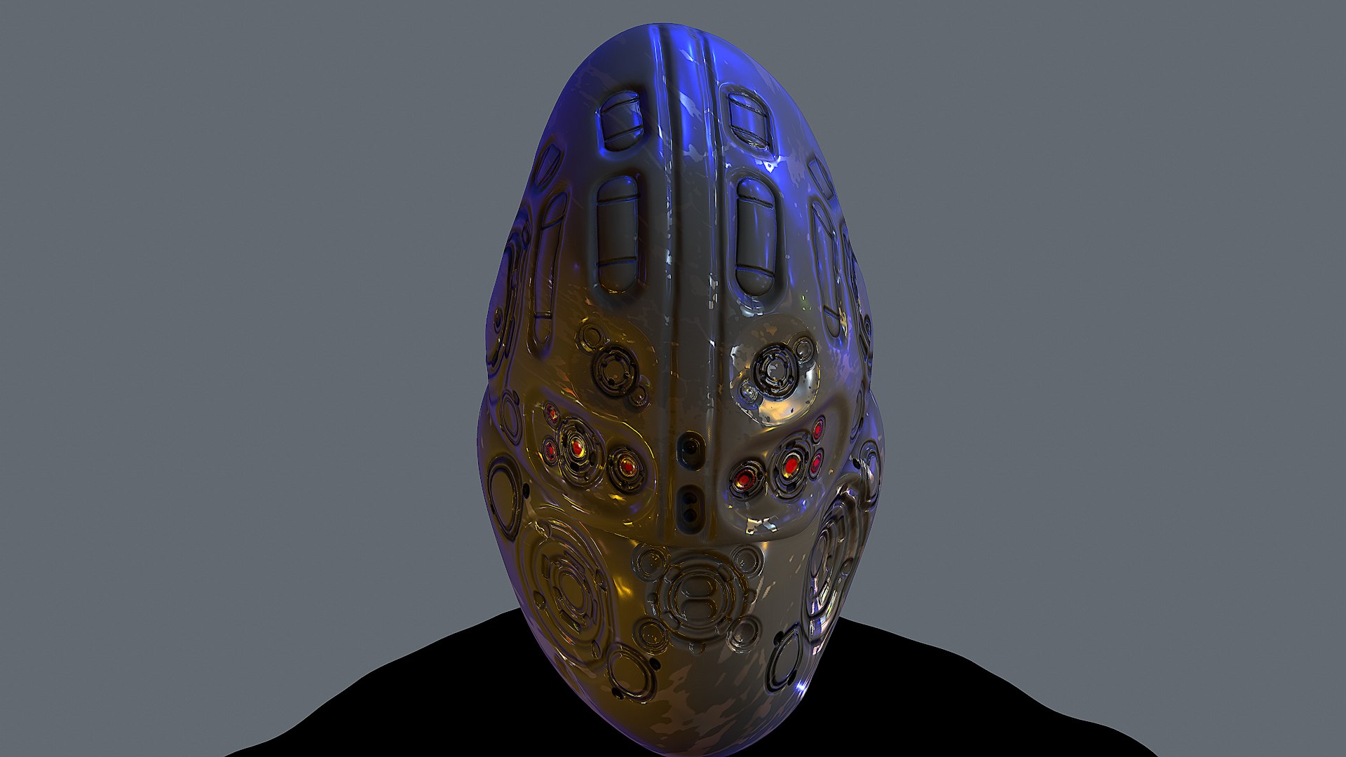 3D model 3D Gas mask respirator scifi futuristic model 3D model model ...