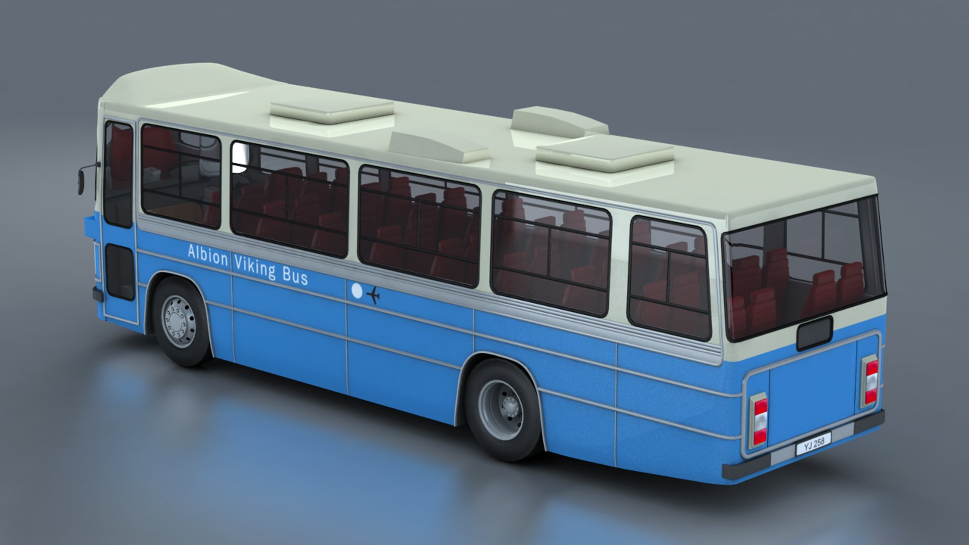 Hong Bus Albions Viking 3d Max