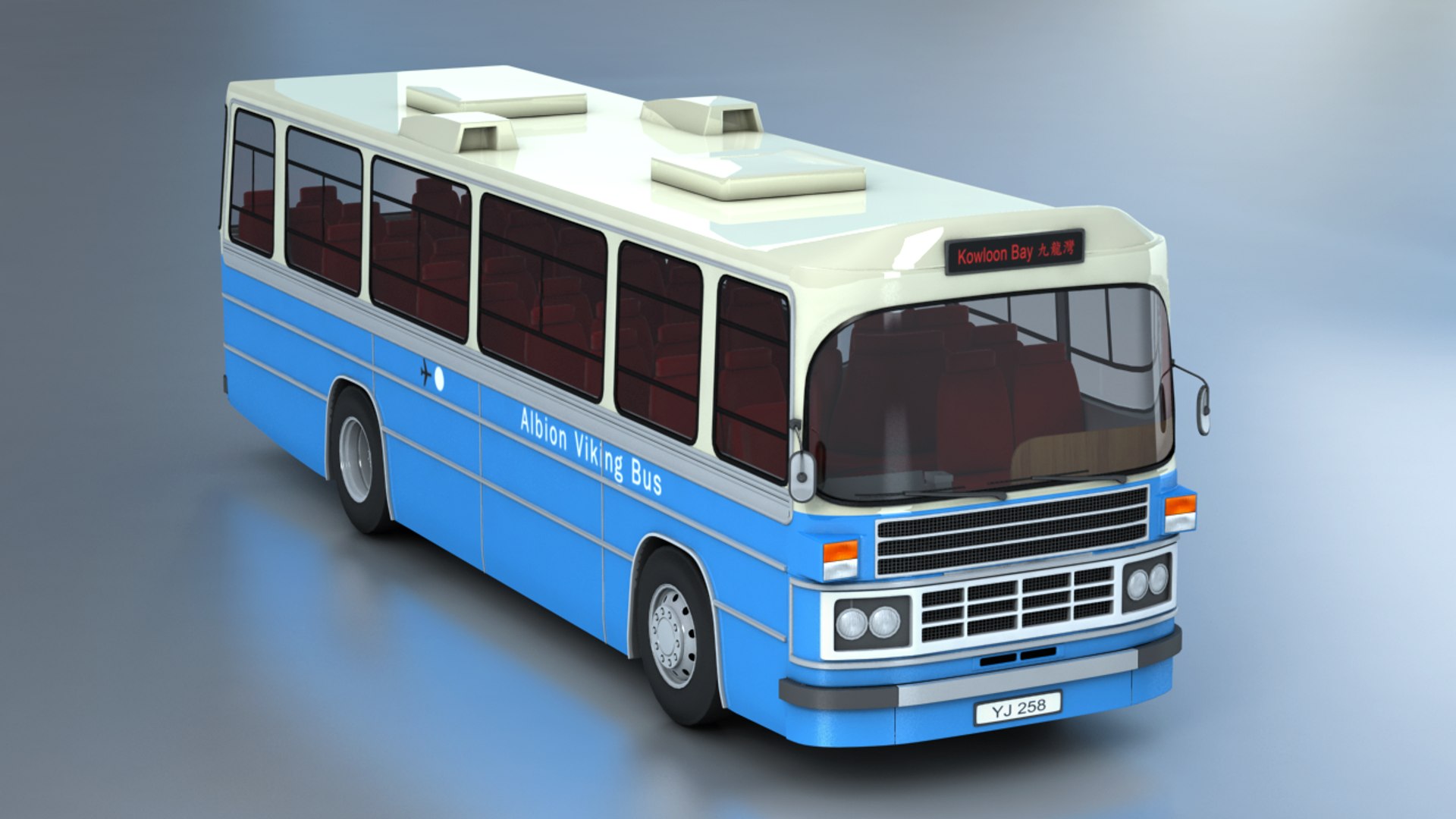 Hong Bus Albions Viking 3d Max