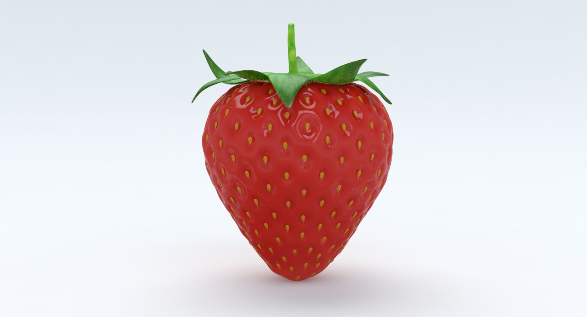 Strawberry Real Realistic 3D Model - TurboSquid 1273122