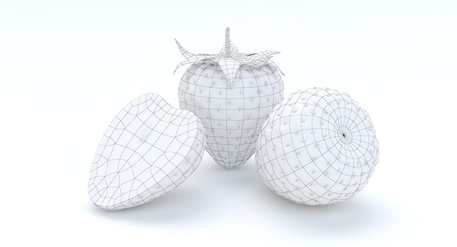 Strawberry Real Realistic 3D Model - TurboSquid 1273122