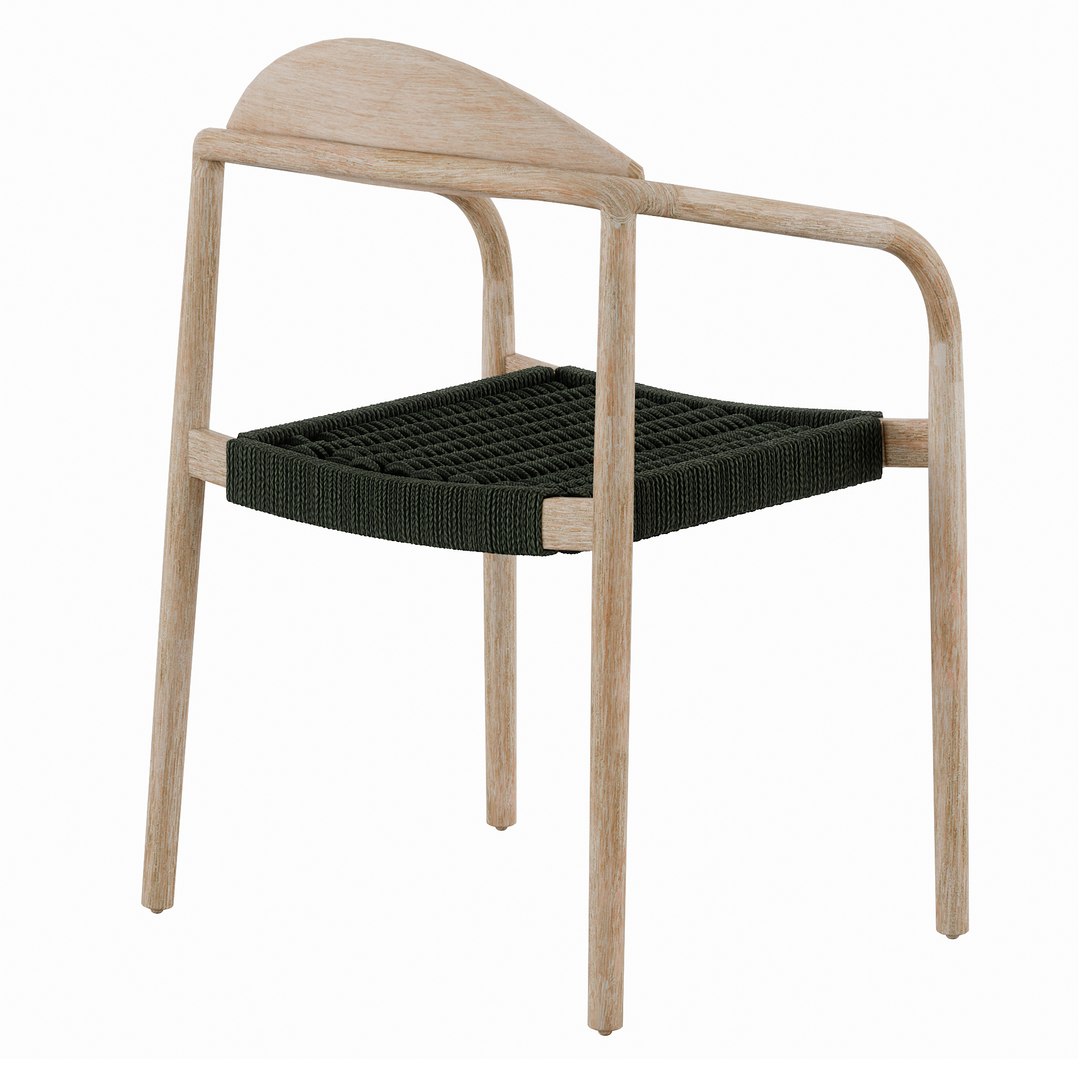 Nina Chair Eucalyptus 3D Model - TurboSquid 1765941