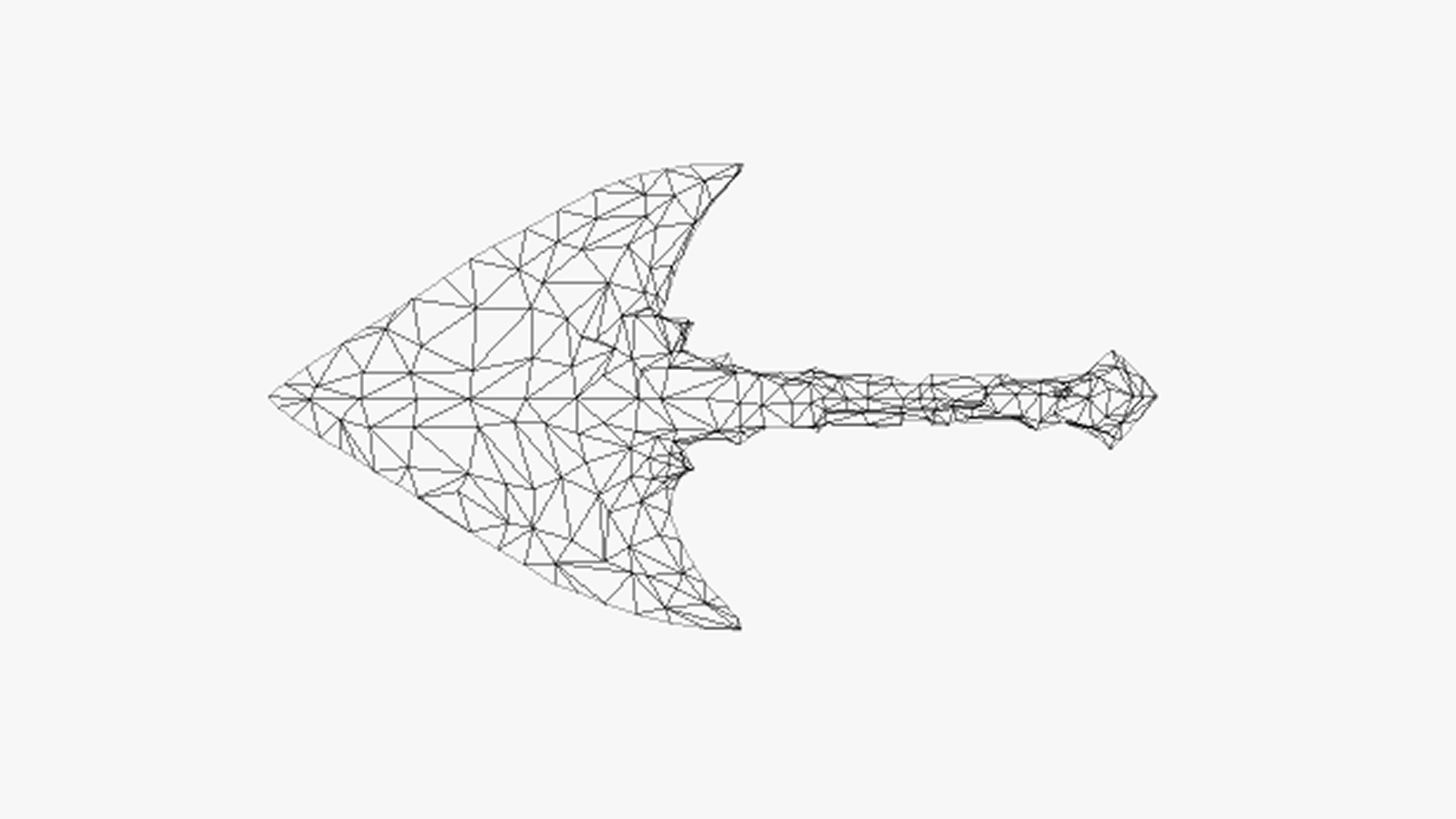 3D 3D Model Spear Fire Flame Magma Weapon Fantasy RPG Model ...