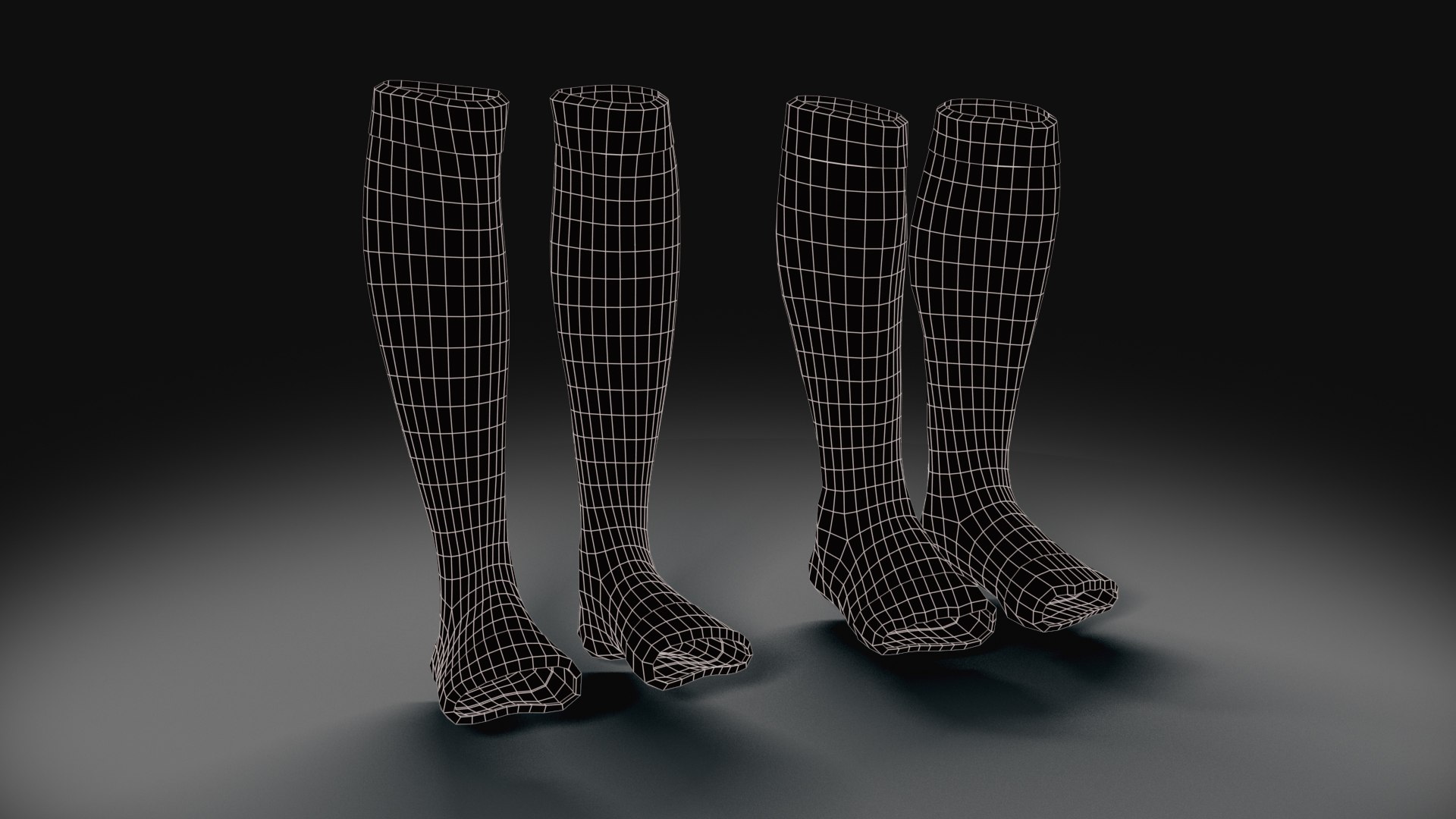 Support Socks 3D Model - TurboSquid 1990073