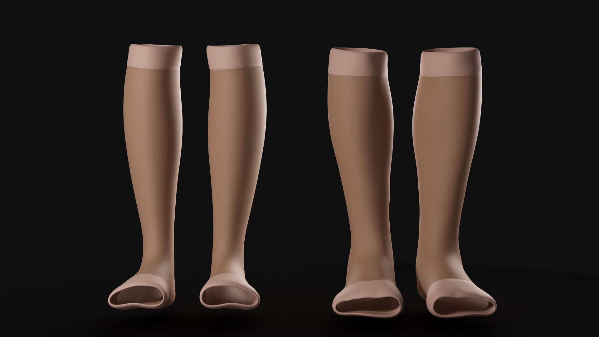 Support Socks 3D Model - TurboSquid 1990073
