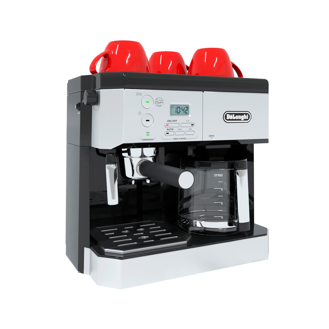 3D Coffee Machine Delonghi Bco430 - TurboSquid 1636126