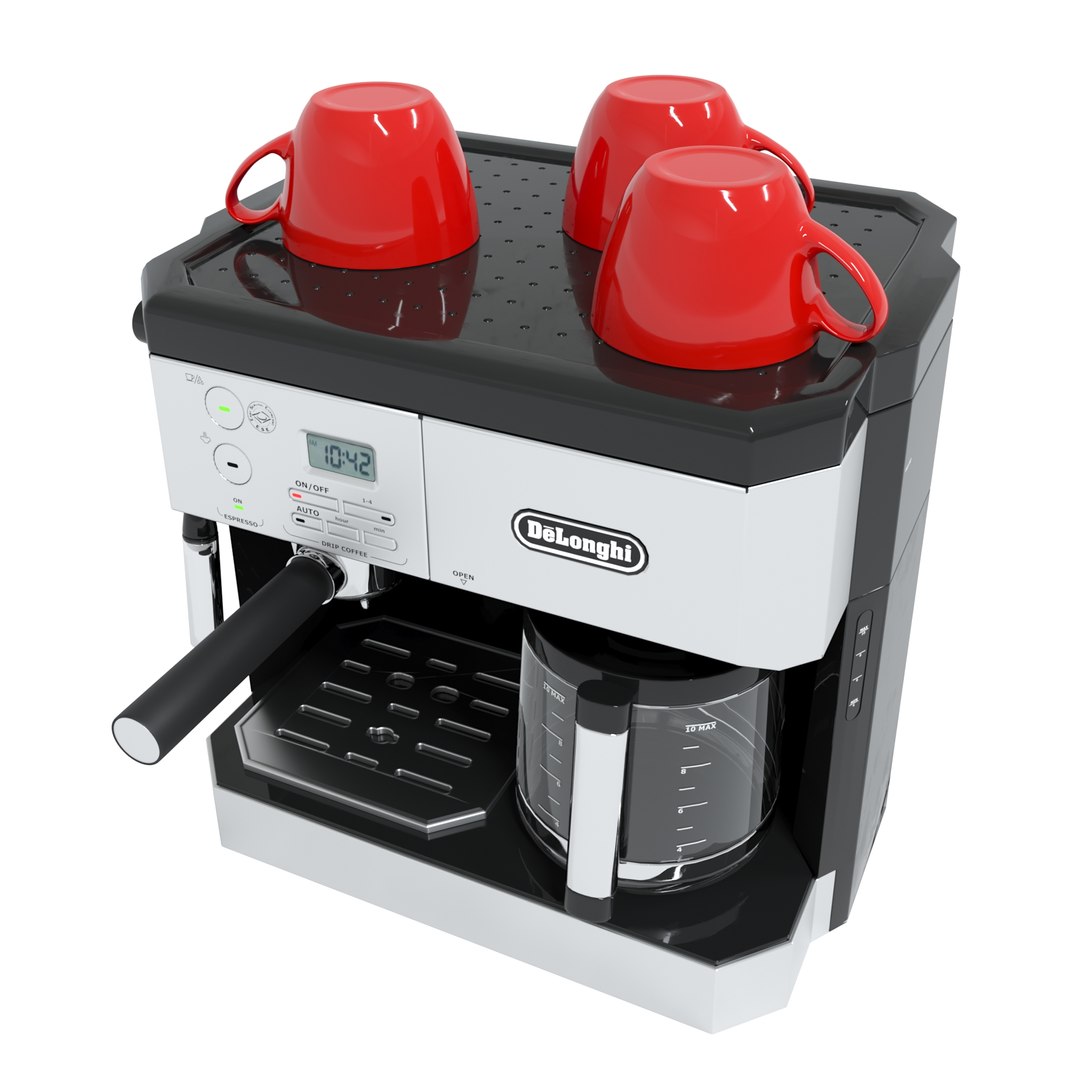 3D Coffee Machine Delonghi Bco430 - TurboSquid 1636126