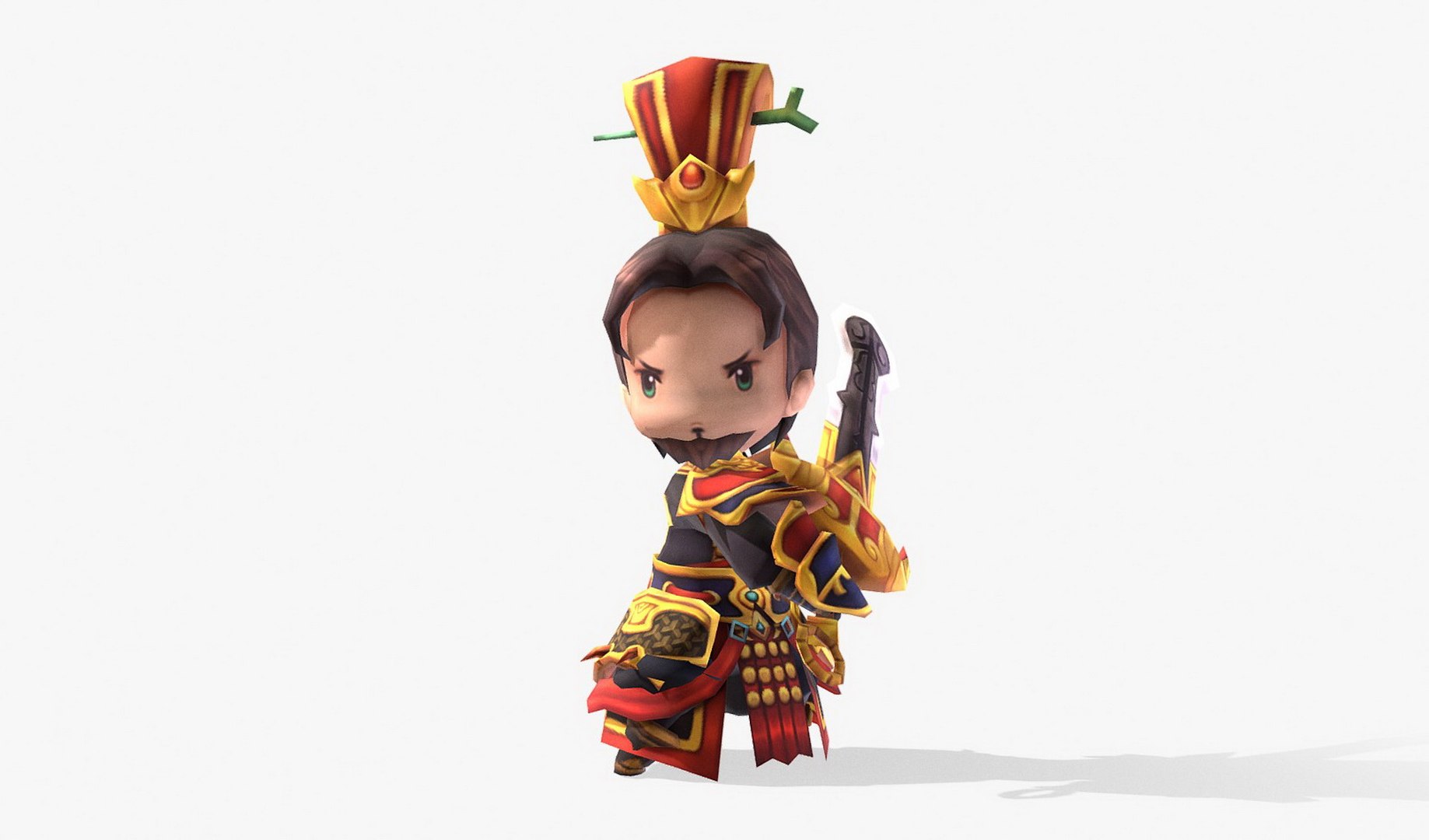 Three Kingdoms - Sun Quan 3D - TurboSquid 2015304