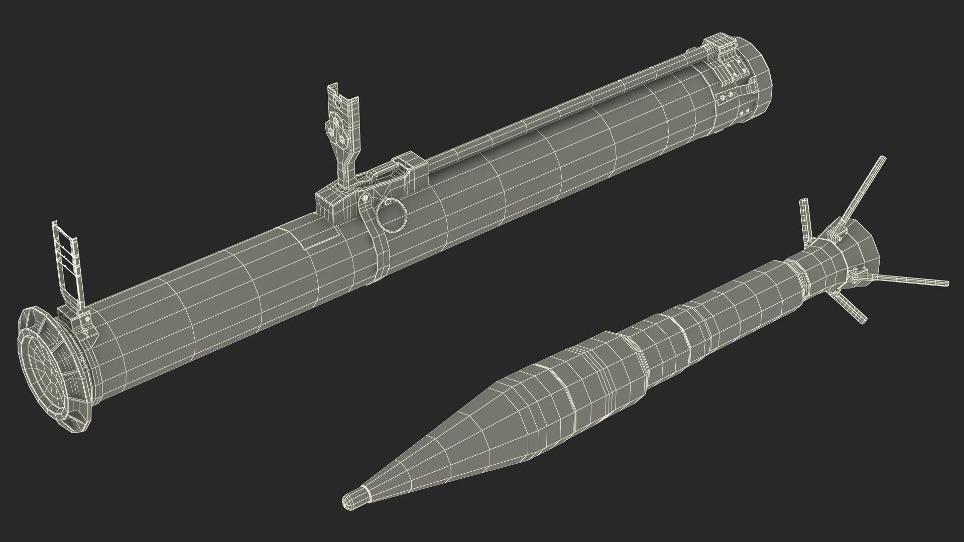 RPG 26 Aglen Russian Grenade Launcher Model - TurboSquid 2088456
