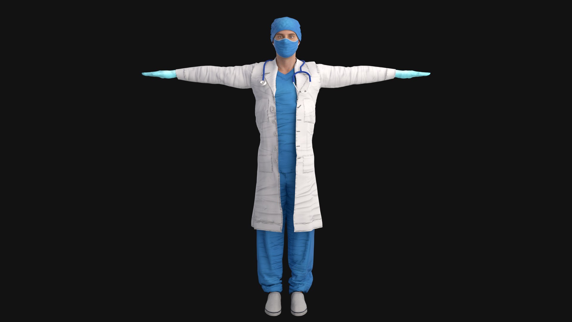 3D Model Doctor Rigged - TurboSquid 2249946