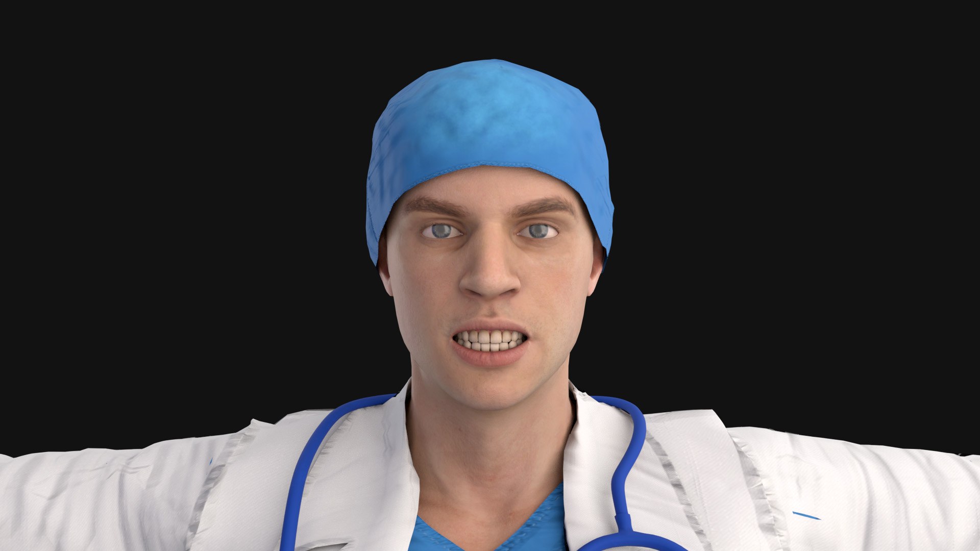 3D Model Doctor Rigged - TurboSquid 2249946